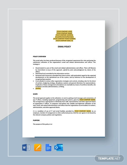 HR Policy Template - 20+ Free Word, Excel, PDF Documents Download