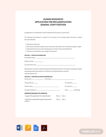 17+ Sample HR Application Forms & Templates - PDF, DOC