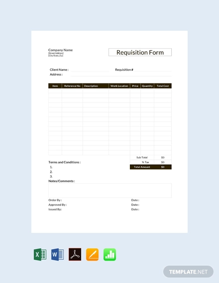 11+ FREE Personnel Requisition Form Templates - PDF, Word