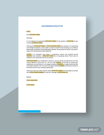11+ HR Reference Letter Templates - Free Word, PDF Format Download!