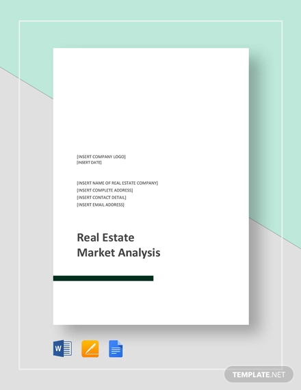 15+ FREE Real Estate Market Analysis Templates - PDF, Word