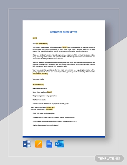11+ HR Reference Letter Templates - Free Word, PDF Format Download!