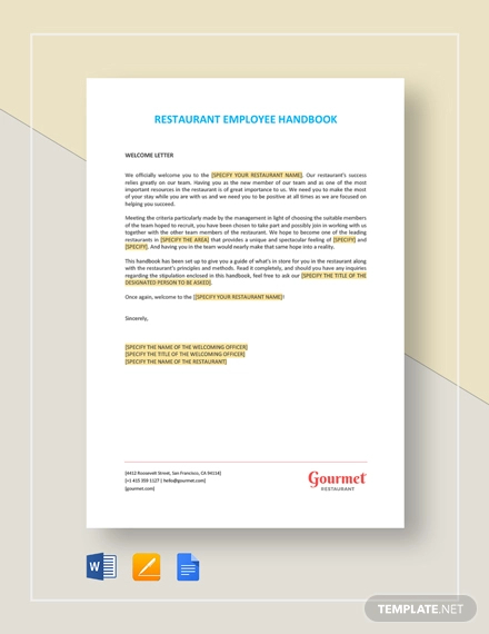 14 FREE Sample Employee Handbook Manual Templates
