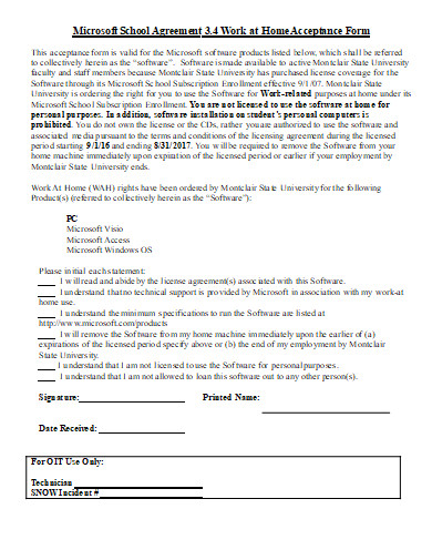 FREE 10+ Work From Home Application Form Templates in PDF | MS Word