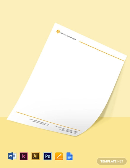 14+ FREE Real Estate Company Letterhead Templates - Free PSD, Word ...
