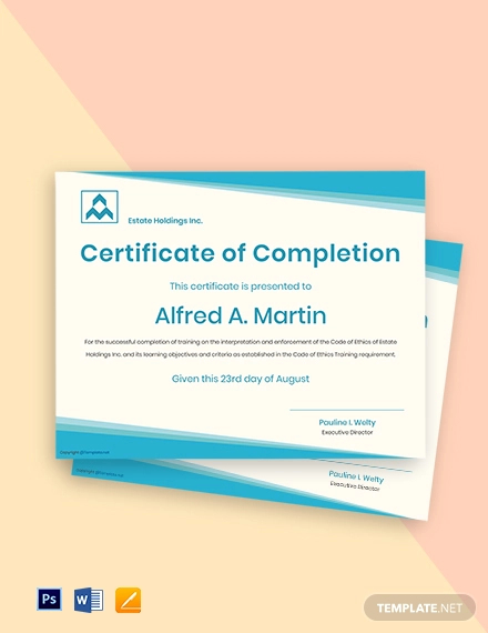 12+ FREE Real Estate Certificate Templates in PDF, Word