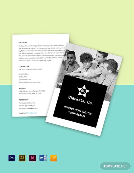19+ FREE Software Company Brochures - Design, Templates, Apple Page ...