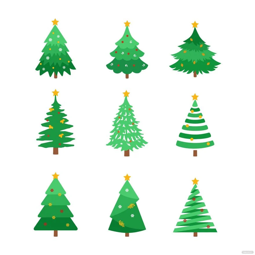 Free 32+ Christmas Tree Templates, Free Printable PSD, EPS, PNG, PDF ...