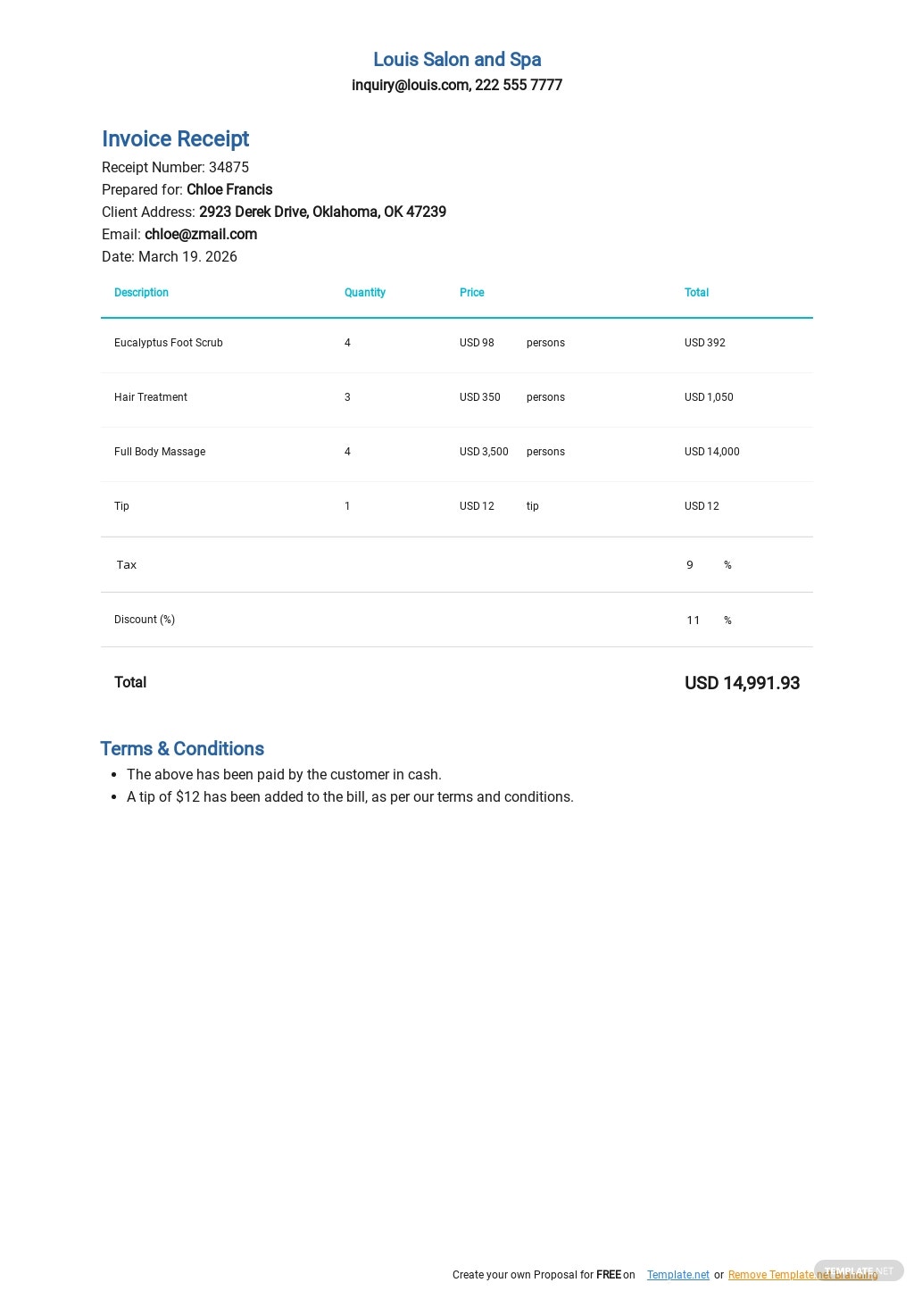 50+ Invoice Samples, Format & Examples 2022 | Free & Premium Templates