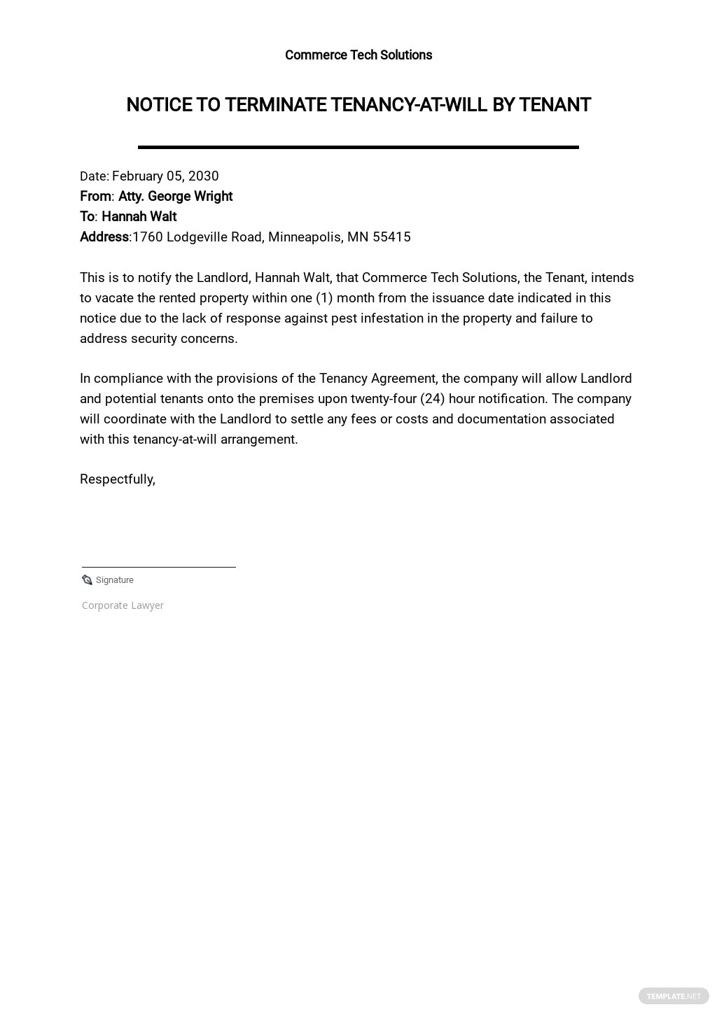 50+ Notice Samples, Format & Examples 2021 | Free & Premium Templates