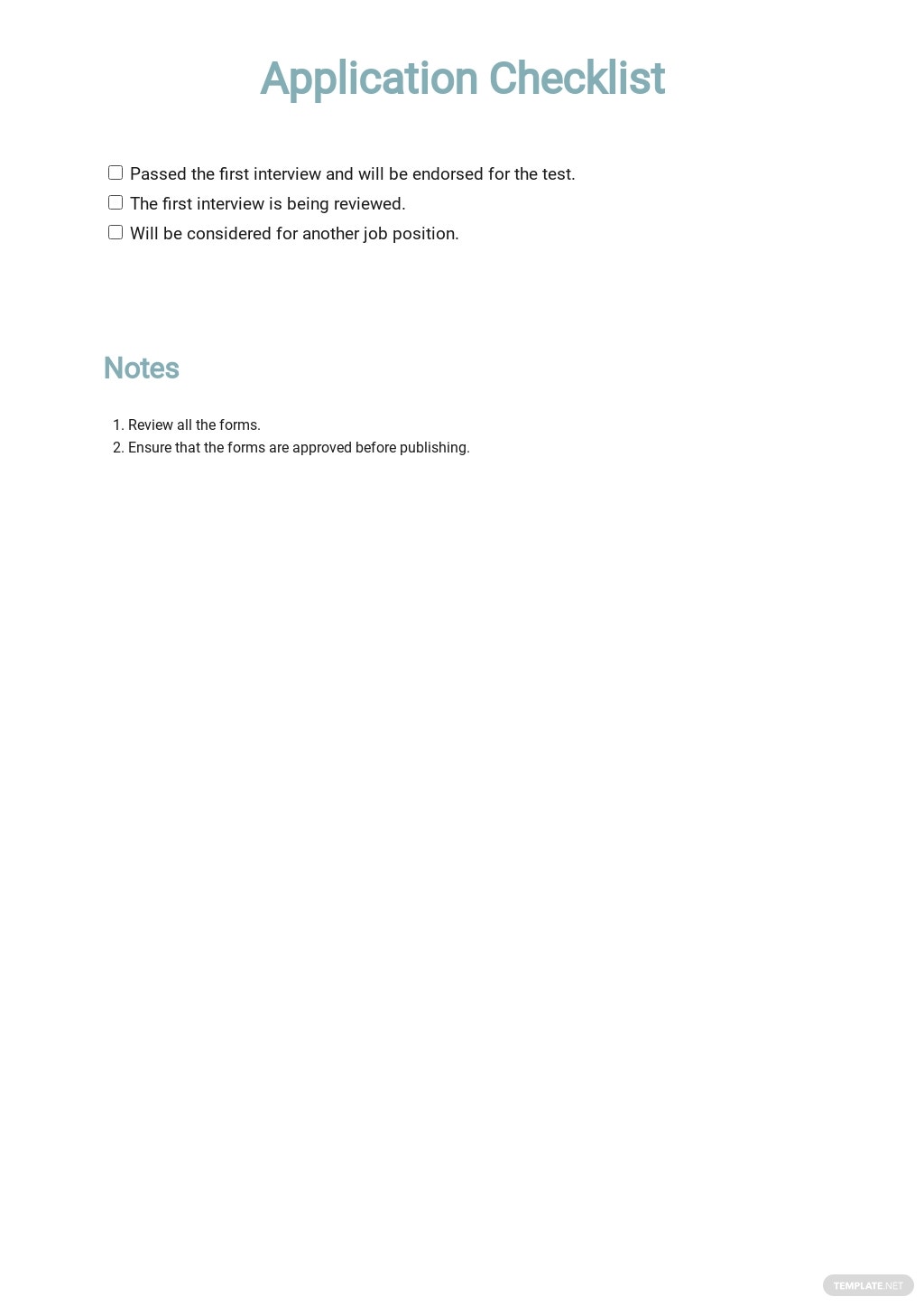 50+ Checklist Samples, Format & Examples 2023