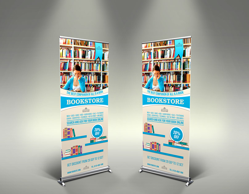 50+ Roll-up Banner Designs, Format and Examples | Free & Premium Templates