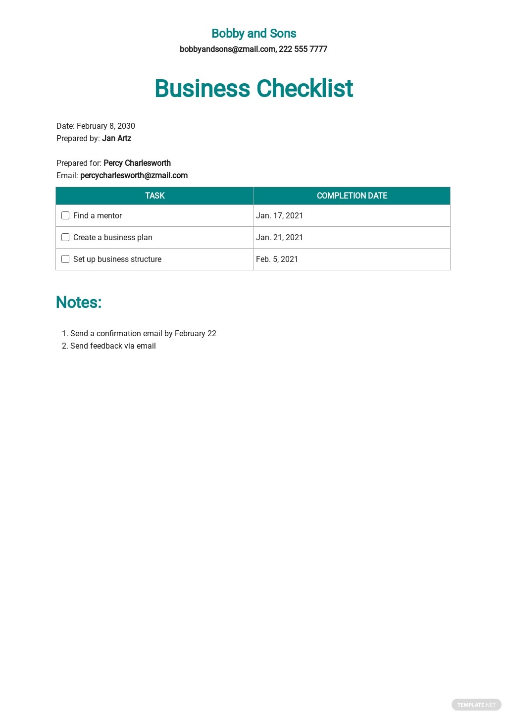 50+ Checklist Samples, Format & Examples 2023
