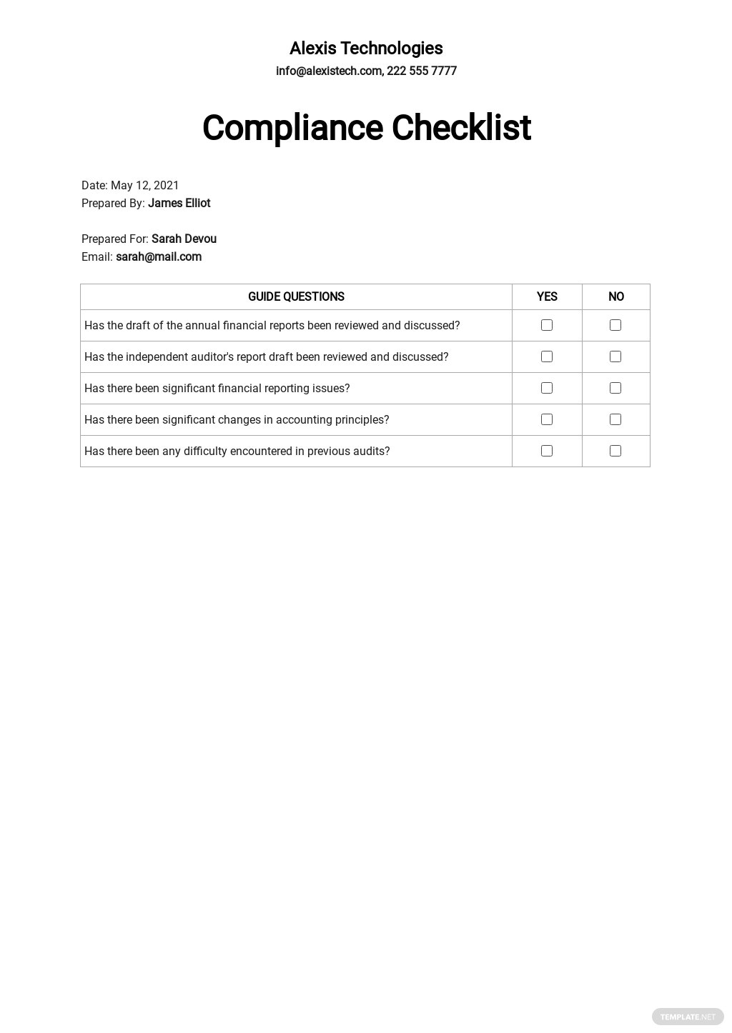 50+ Checklist Samples, Format & Examples 2021 | Free & Premium Templates