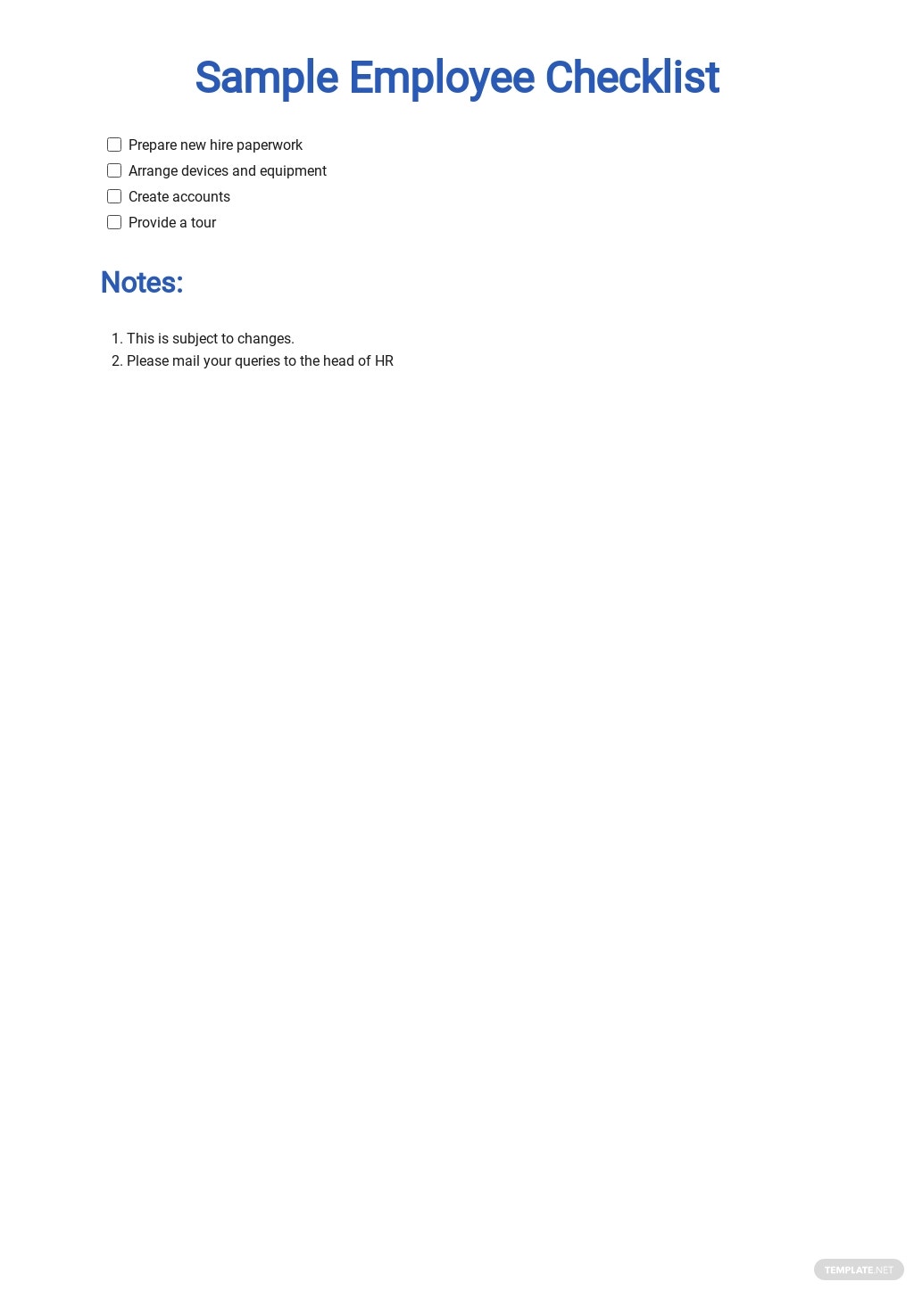 50+ Checklist Samples, Format & Examples 2023