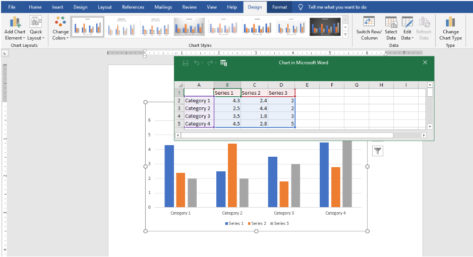 How To Make A Chart In Word