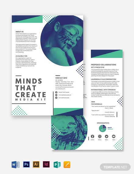 50+ Media Kit Samples, Format & Examples 2023 | Free & Premium Templates