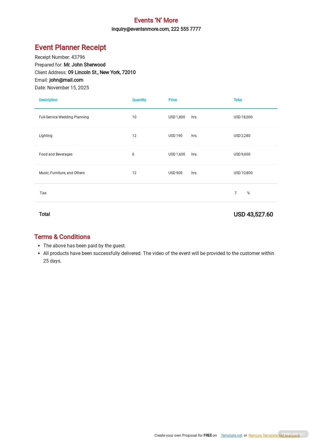 50+ Receipt Samples, Format & Examples 2022 | Free & Premium Templates
