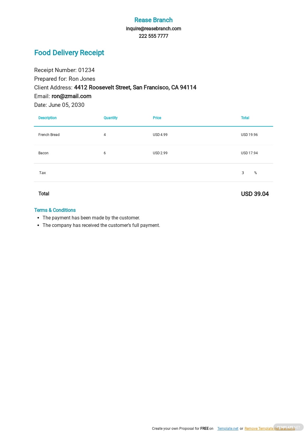 50+ Receipt Samples, Format & Examples 2023