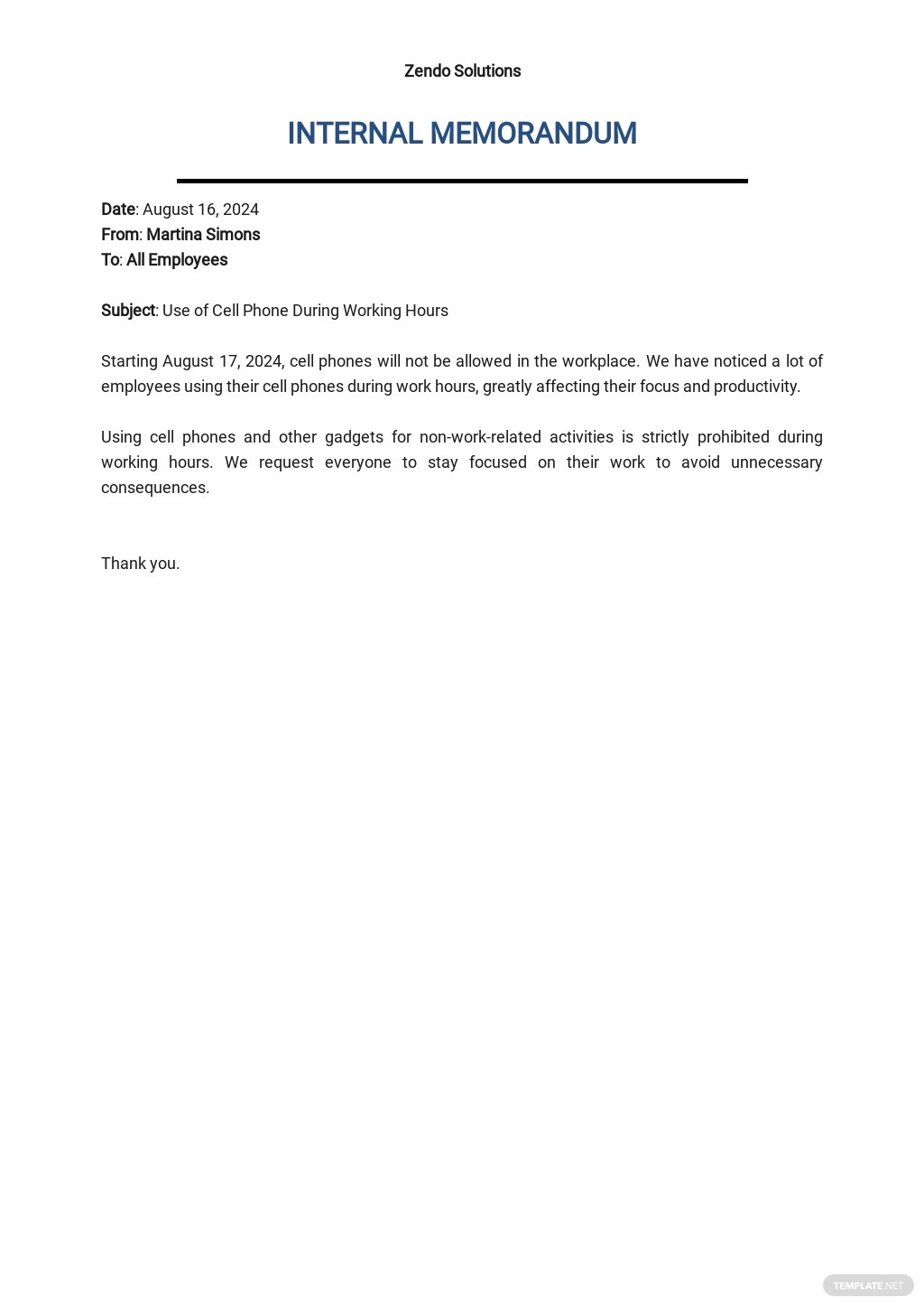 50 Memo Samples Format Examples 2023