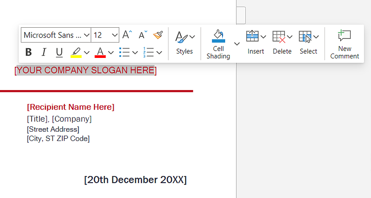 How to Make a Letterhead in Word | Free & Premium Templates
