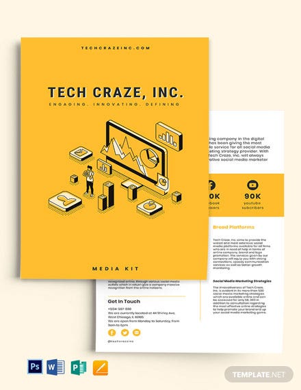 50+ Media Kit Samples, Format & Examples 2023 | Free & Premium Templates