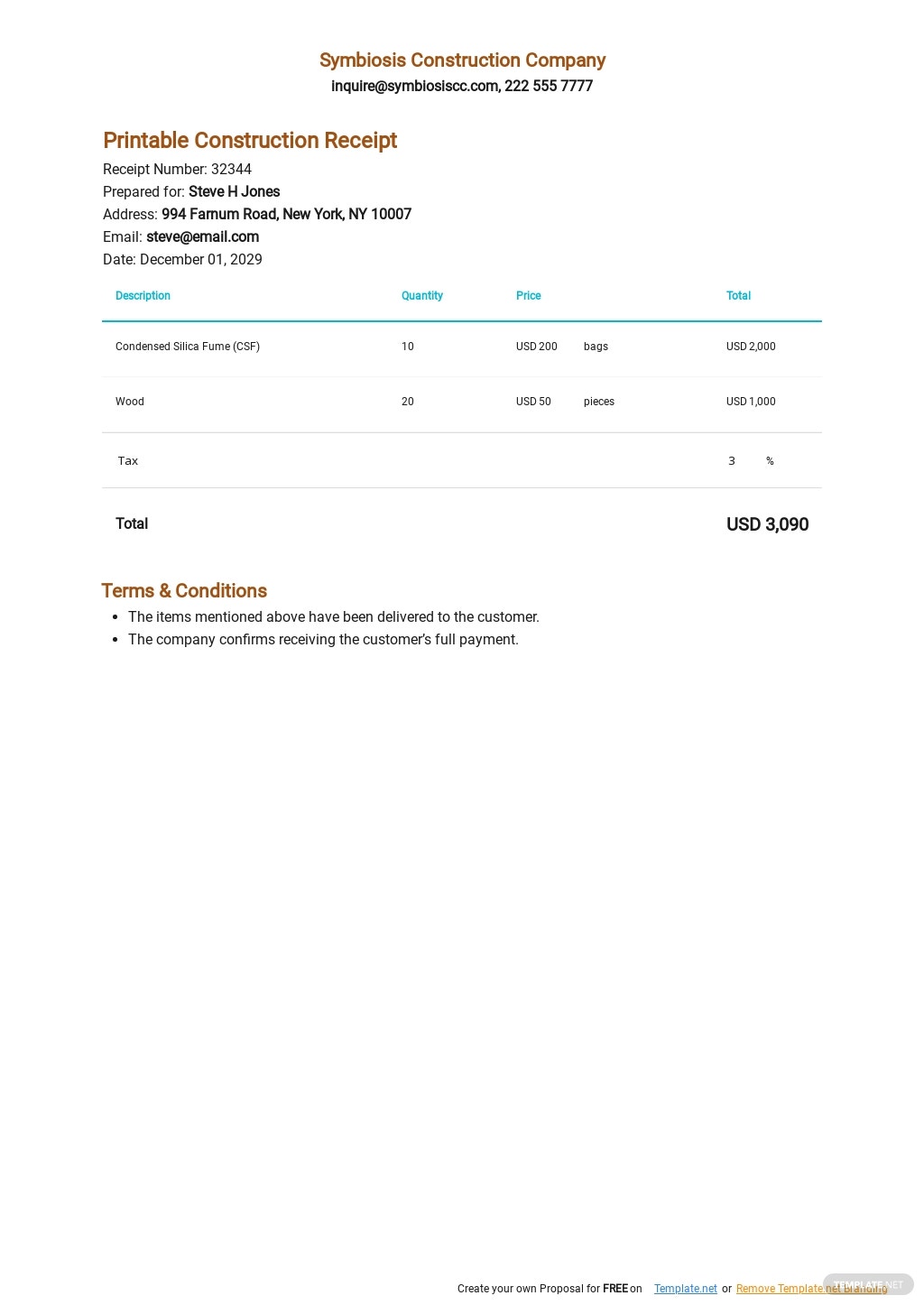 50+ Receipt Samples, Format & Examples 2023