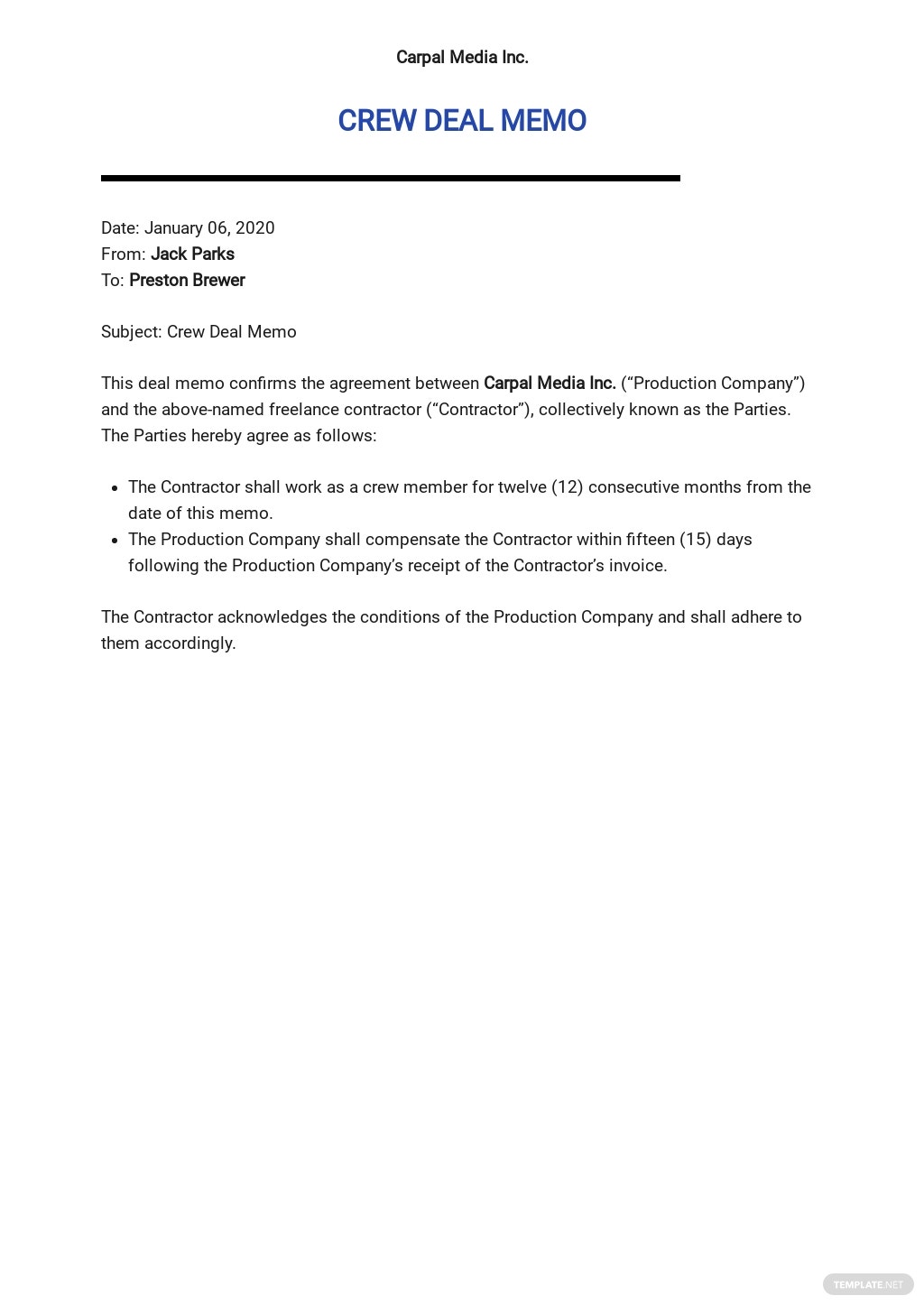 50+ Memo Samples, Format & Examples 2021 | Free & Premium Templates