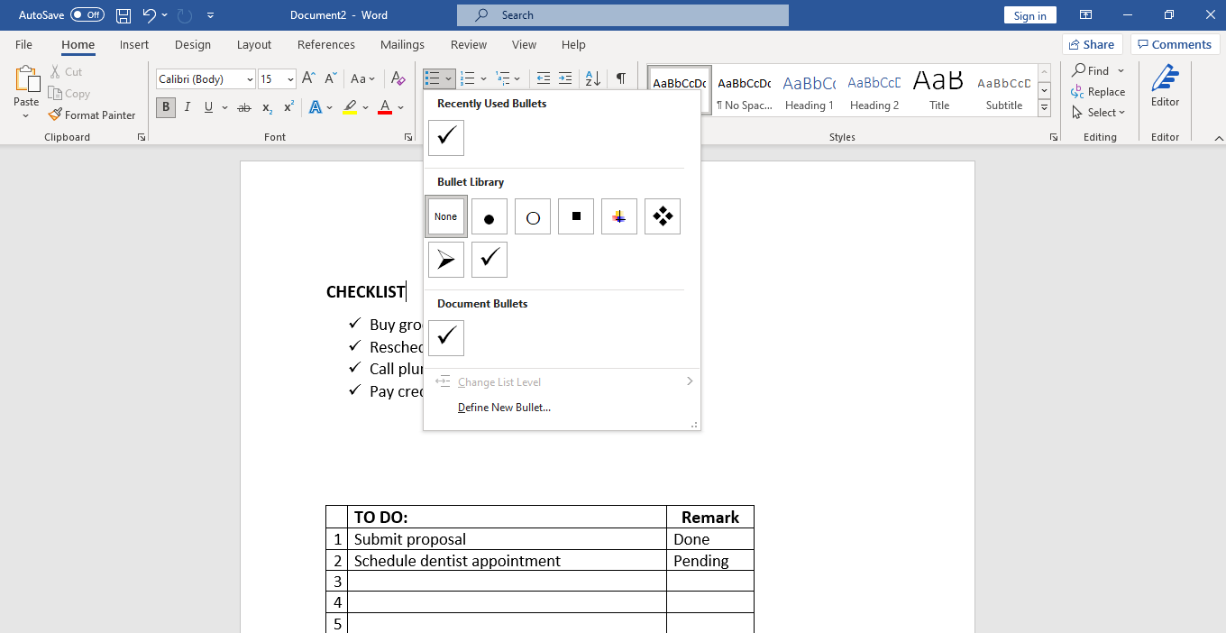 How to Create a Checklist in Word | Free & Premium Templates