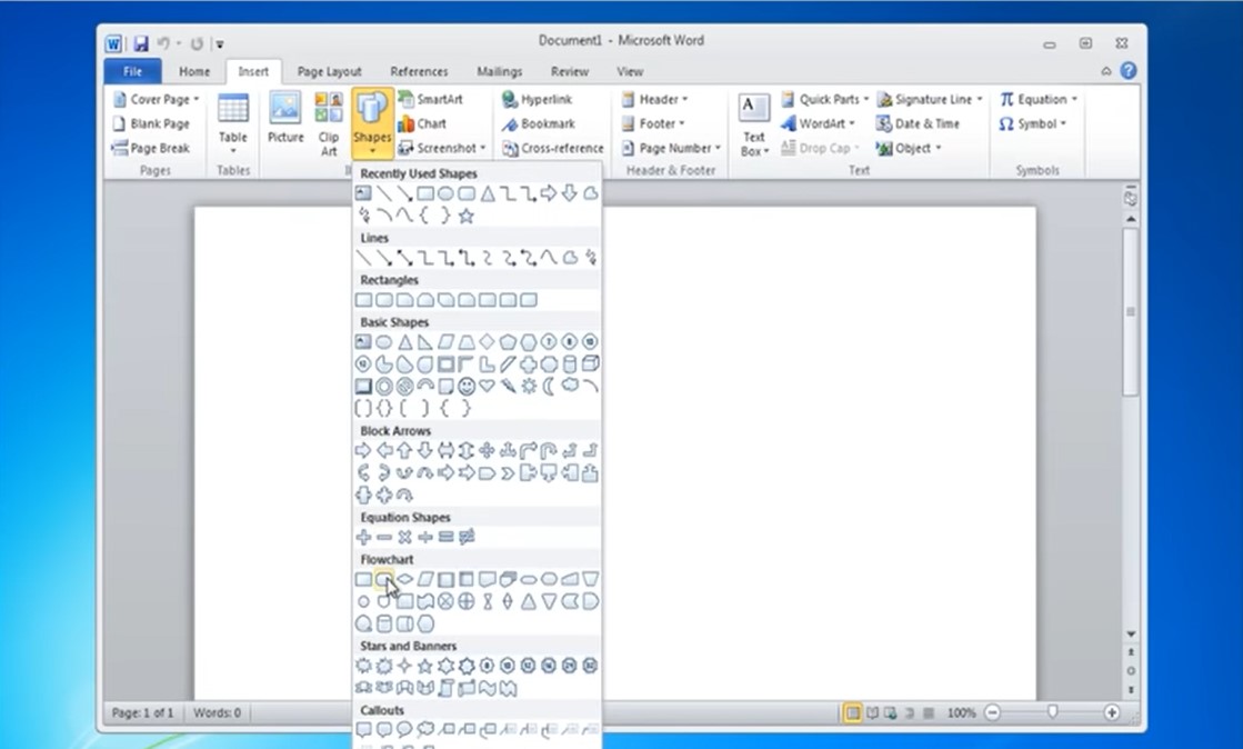 Create Flowchart For Word Edraw Riset