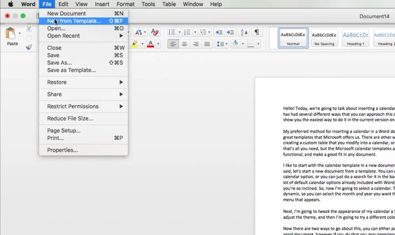 How to Make a Calendar in Word