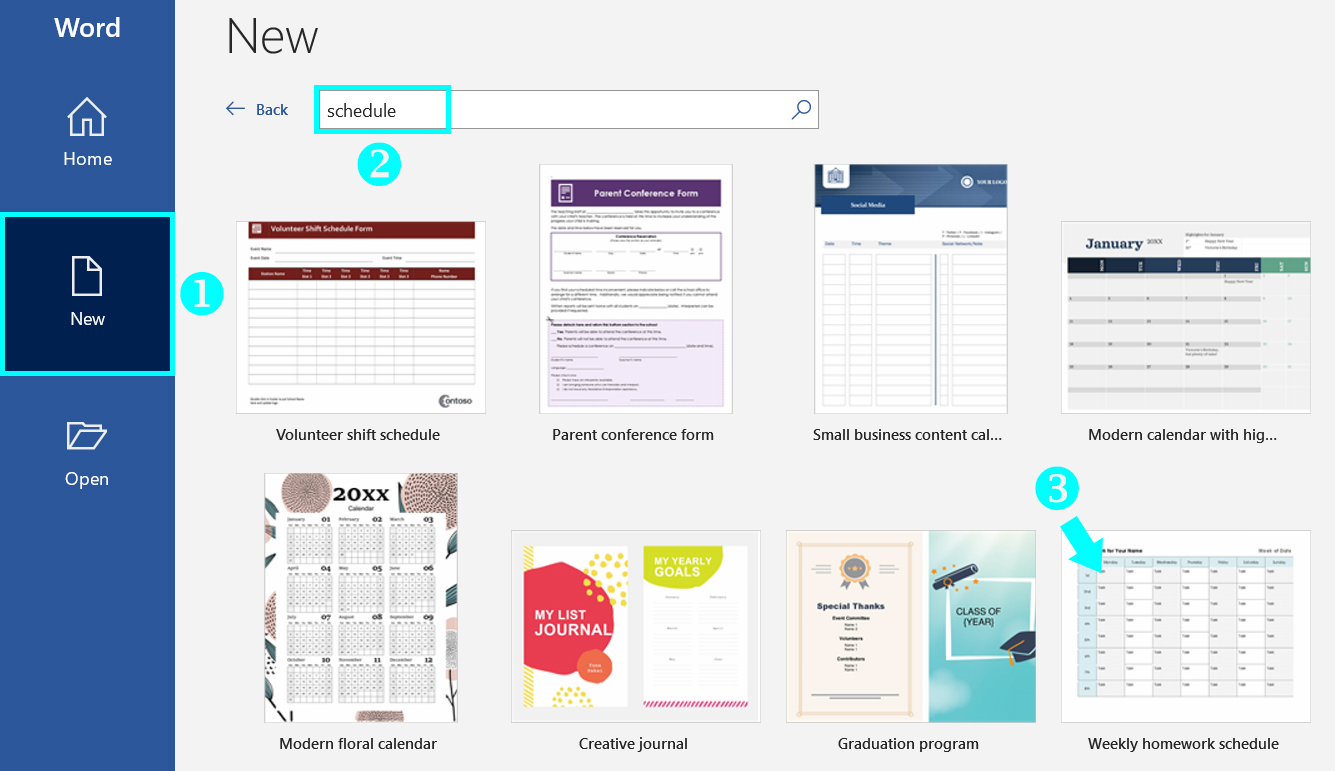How to Make a Schedule on Word | Free & Premium Templates