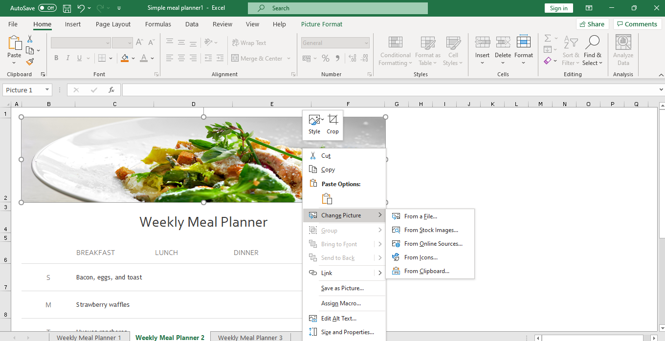 How to Make a Planner in Excel