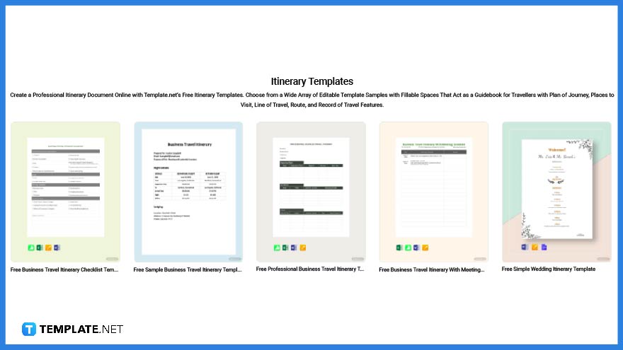 How To Create/Build an Itinerary in Google Docs