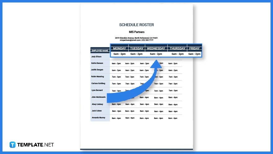 How To Create/Build a Schedule in Google Docs