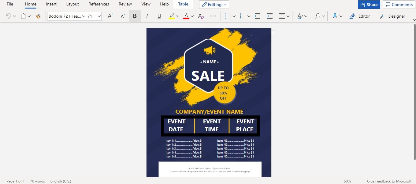 How to Make a Leaflet on Word | Free & Premium Templates
