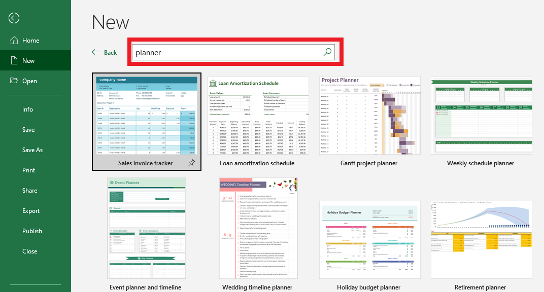 How to Make a Planner in Excel