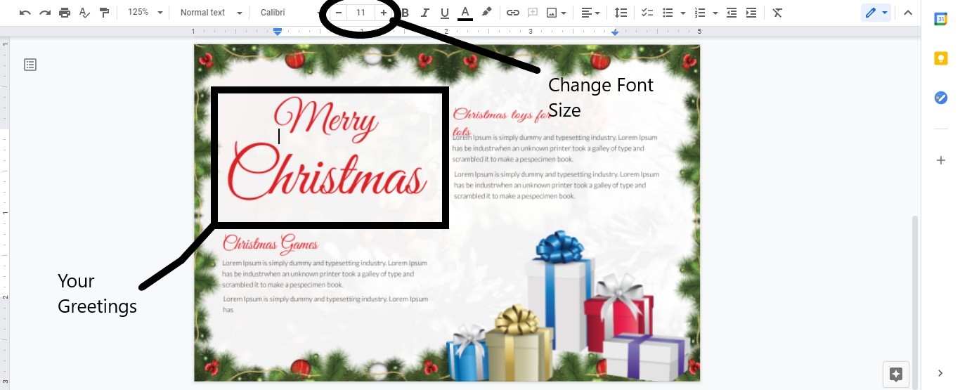 How to Make a Postcard in Google Docs