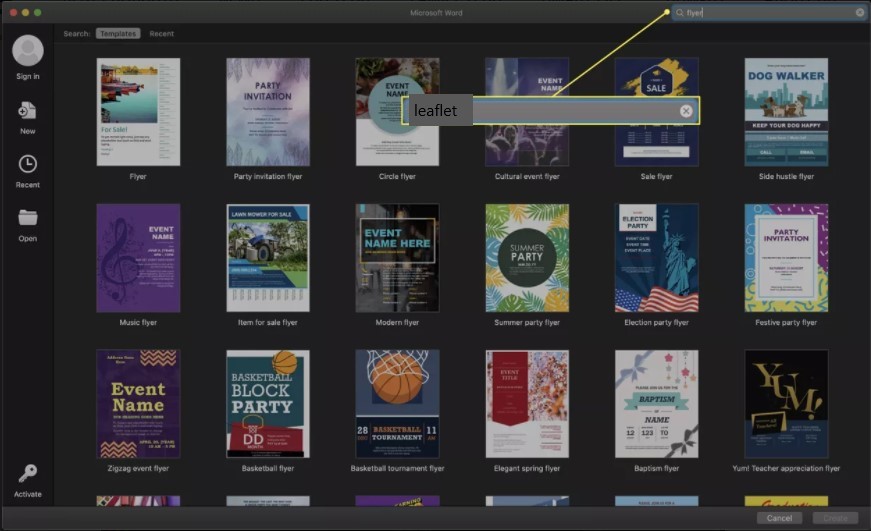 How To Make A Leaflet On Word
