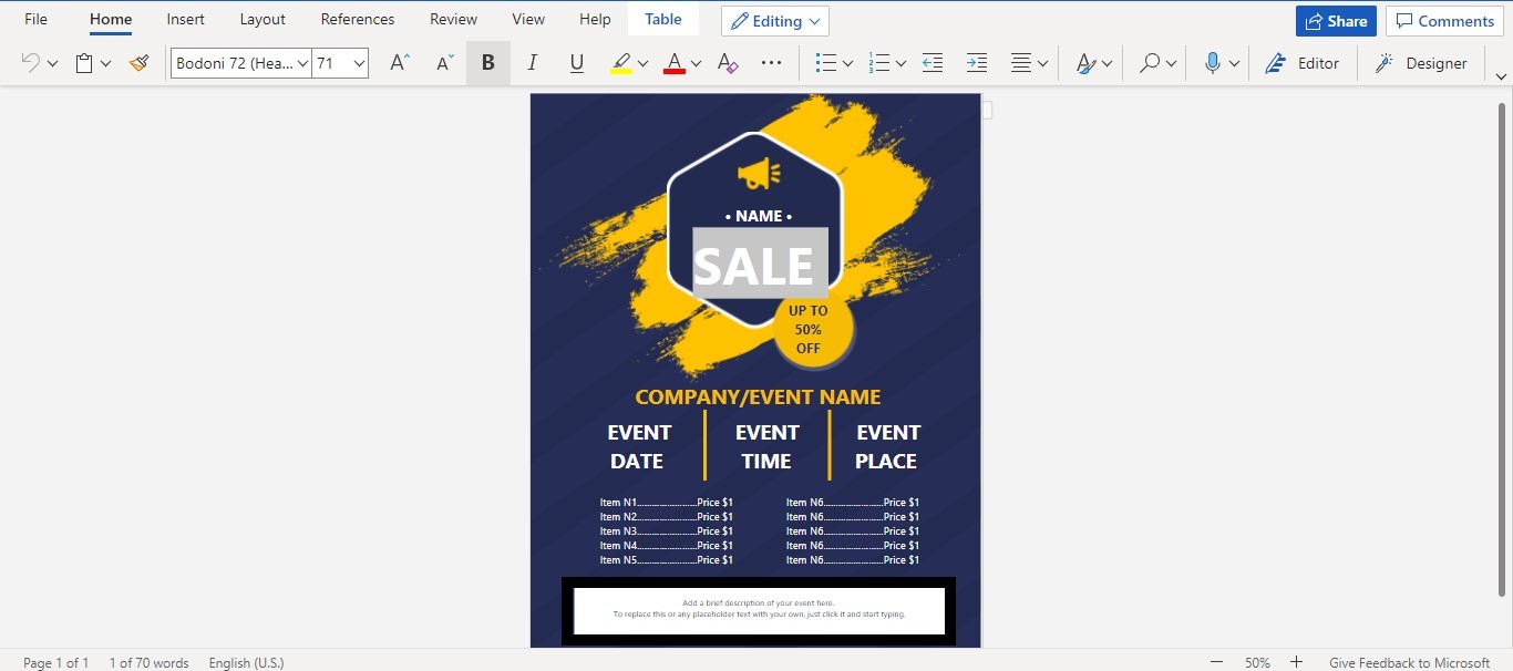 How to Make a Leaflet on Word | Free & Premium Templates