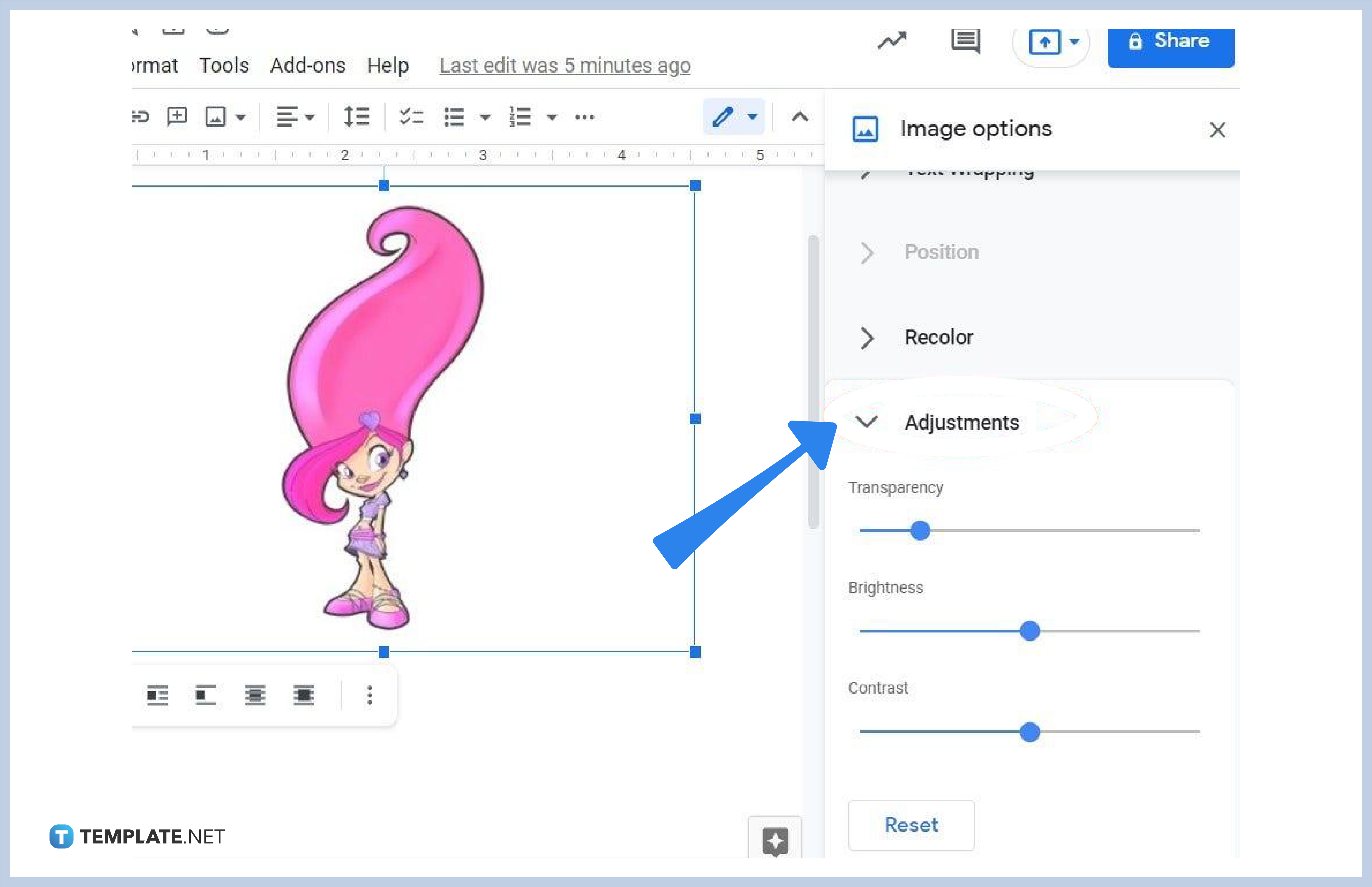 How to Insert / Add Picture in Google Doc without Background