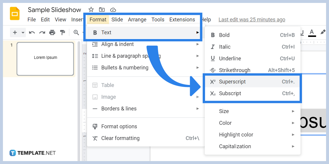 How To Do Subscript Superscript Exponent On Google Slides How To Do Subscript Superscript Exponent On Google Slides