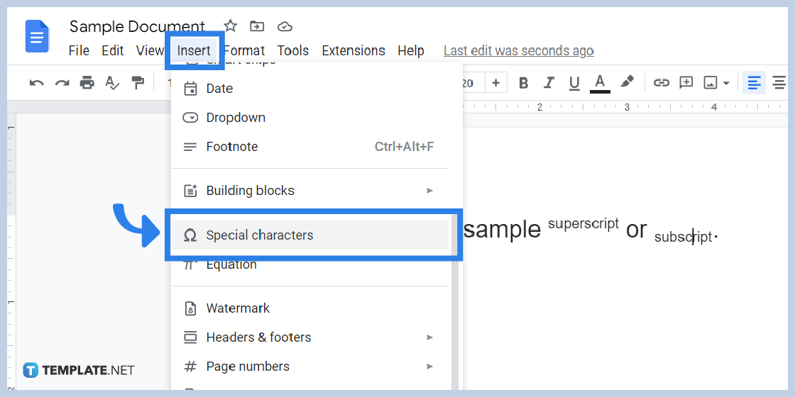 How To Do Subscript Or Superscript In Google Docs