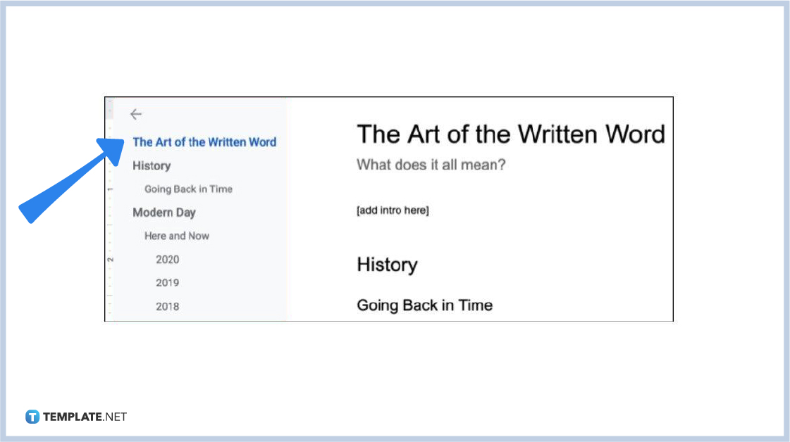 How To Use The Document Outline In Google Docs