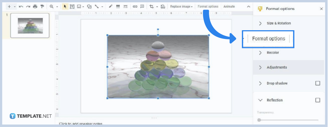 How to Adjust Transparency in Google Slides