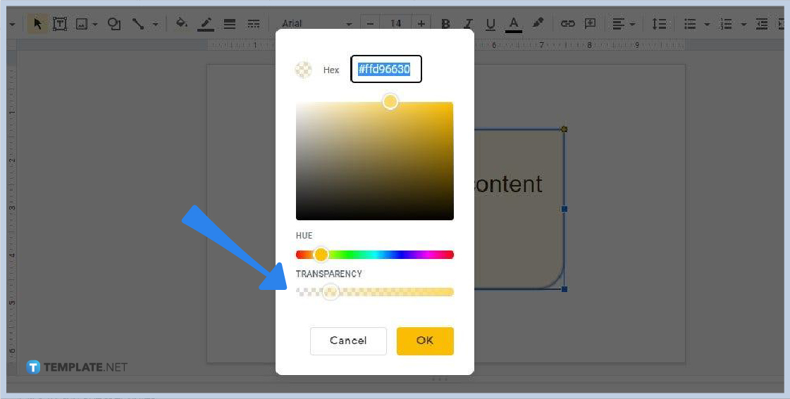How to Make a Shape Transparent in Google Slides