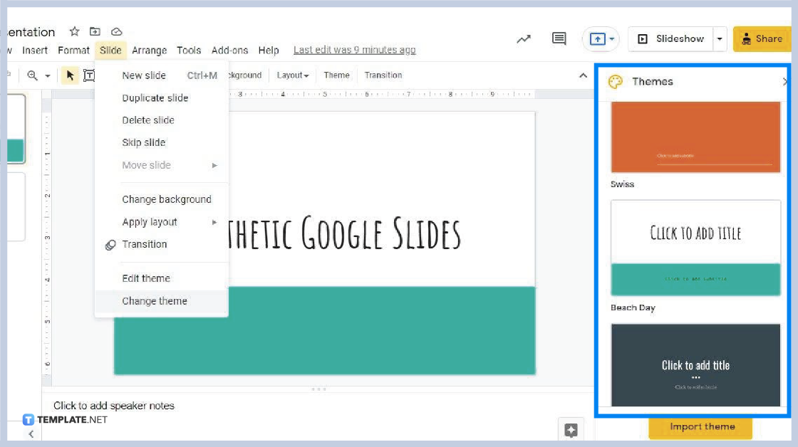 How To Make An Aesthetic Google Slide