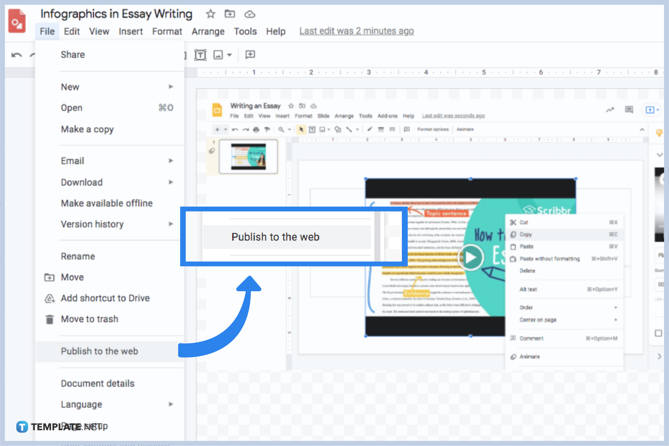 How to Share and Export Drawings on Google Drawings