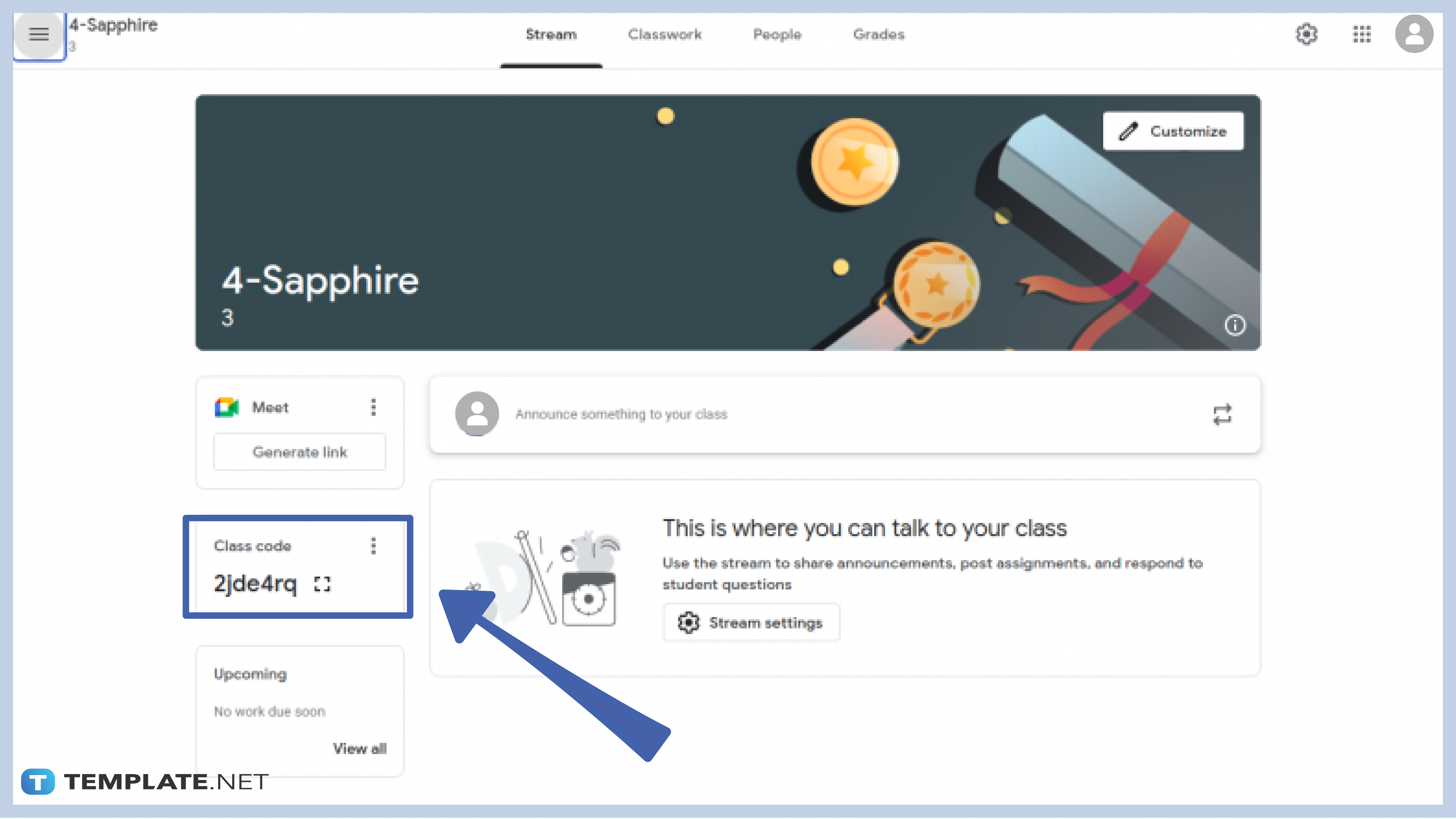 How To Find Search The Class Code In Google Classroom