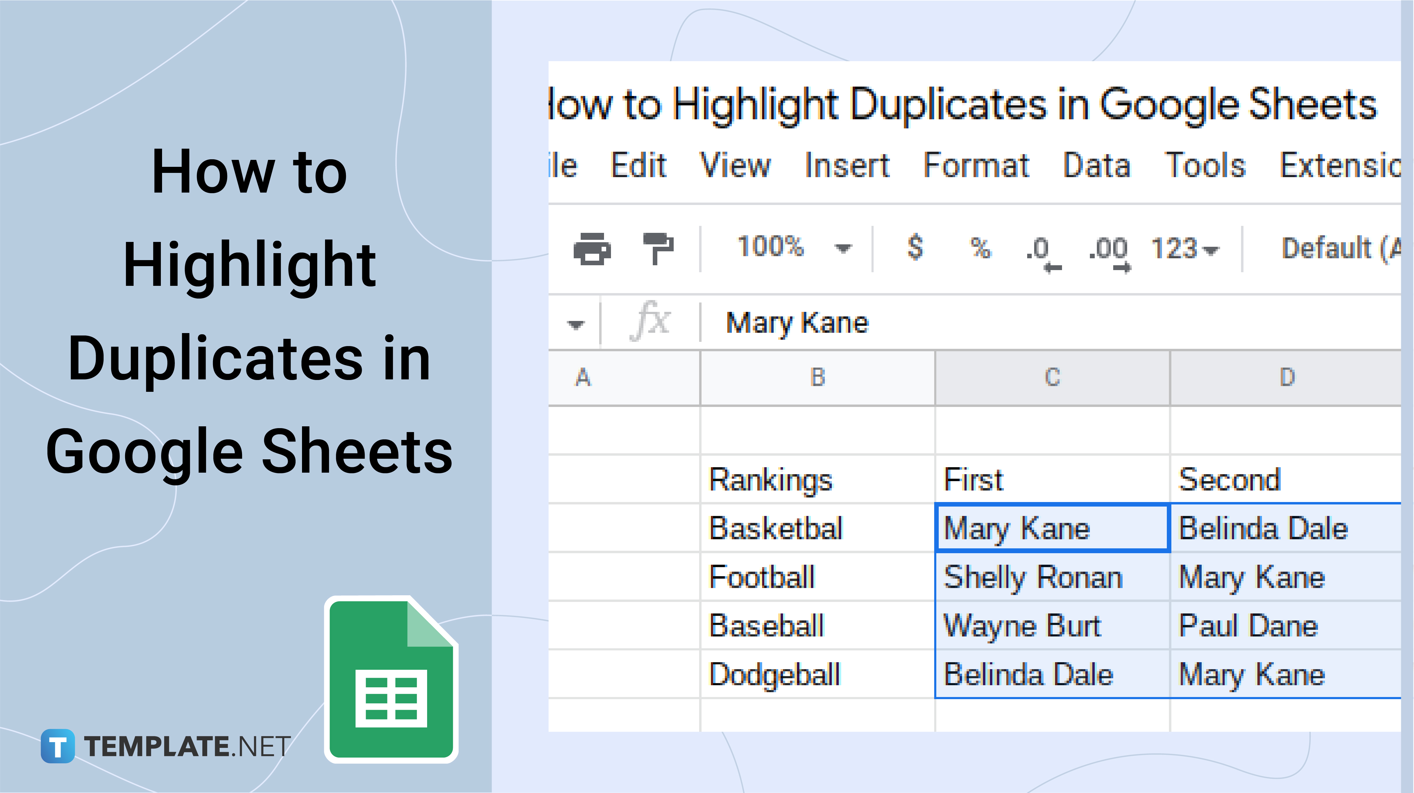 How To Highlight Duplicates In Google Sheets